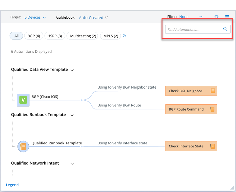 Filter Recommended Automation