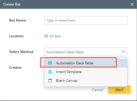 Create Chatbot with Bot Wizard
