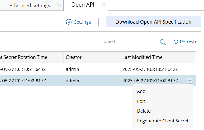 OAuth Client Manager