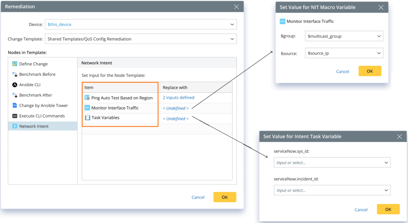 NI Remediation with Intent Node for Change Verification