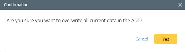 Add ADT Data with System Table