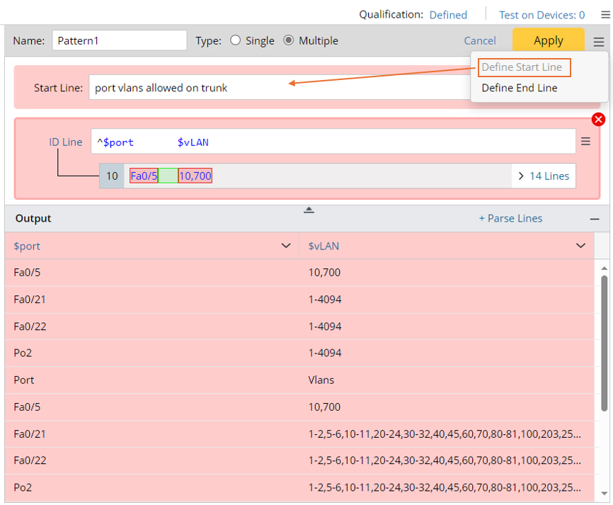 Add Start/End Line to Narrow Down Text Range