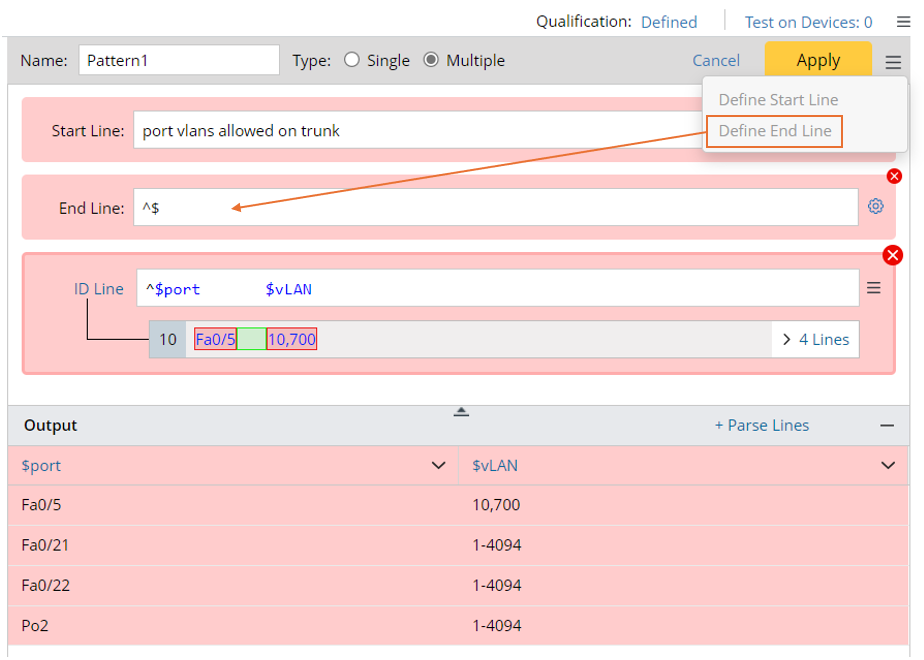 Add Start/End Line to Narrow Down Text Range
