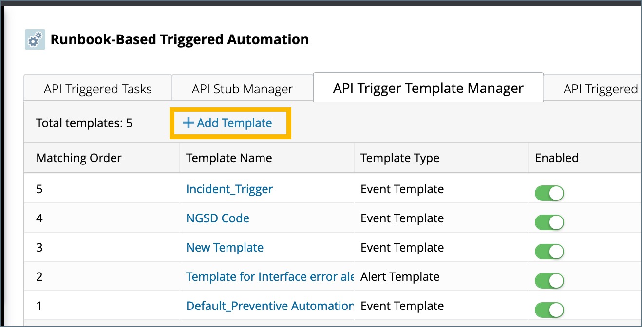 Defining API Triggered Flash Automation