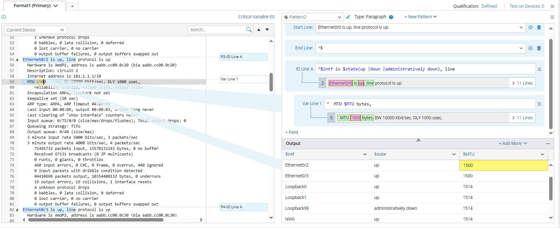 Auto Parser in Multiple Mode