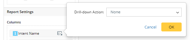 Define Drill-down Actions