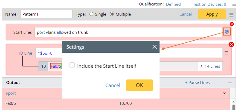 Add Start/End Line to Narrow Down Text Range