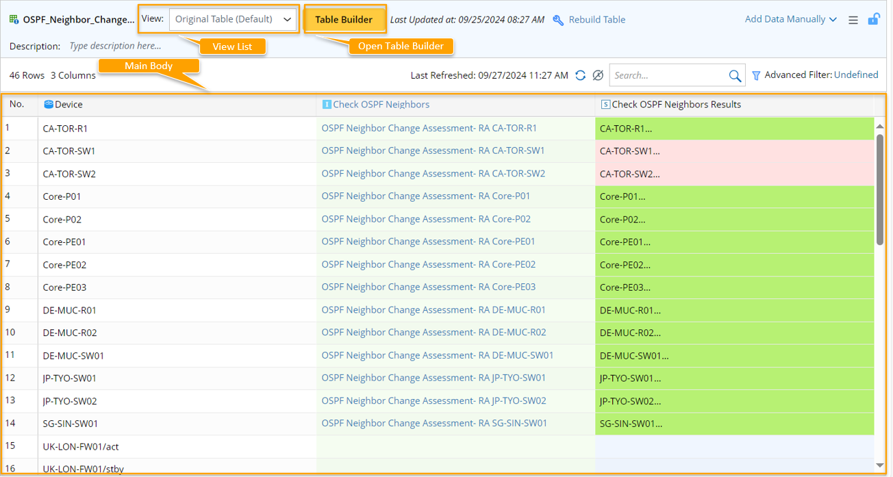 Automation Data Table (ADT)