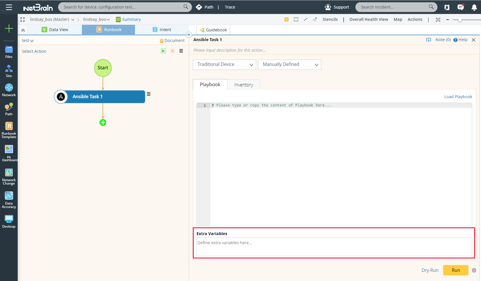Integrate with Ansible Playbook