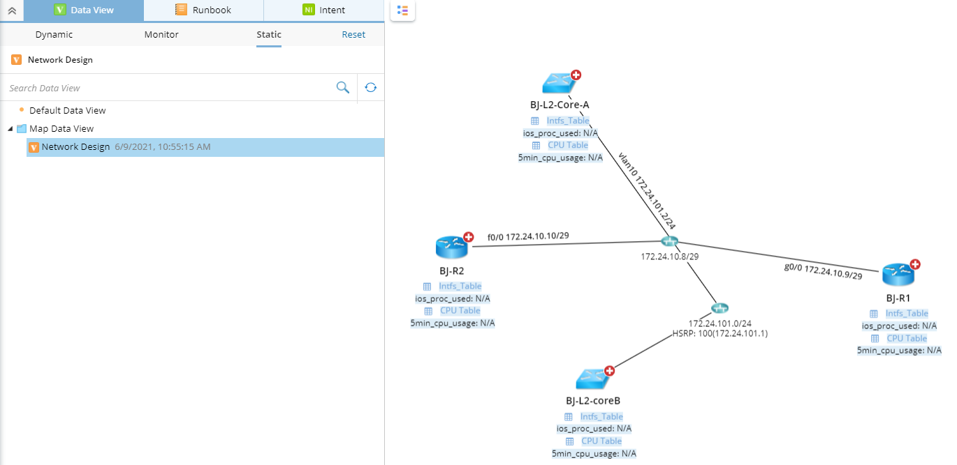 Applying A Static Data View