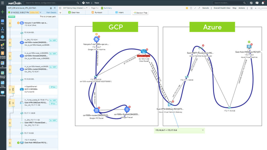 Network Mapping Software | Dynamic Map Tools | NetBrain