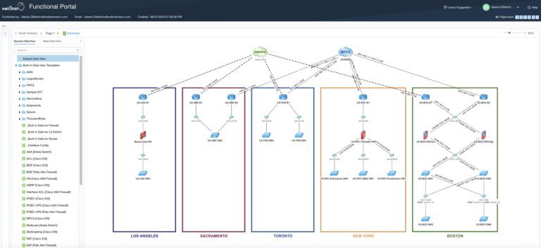 Network Mapping Software | Dynamic Map Tools | NetBrain